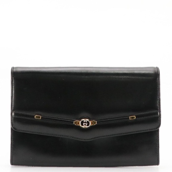 Gucci | Bags | Gucci Black Leather Cross Body | Poshmark